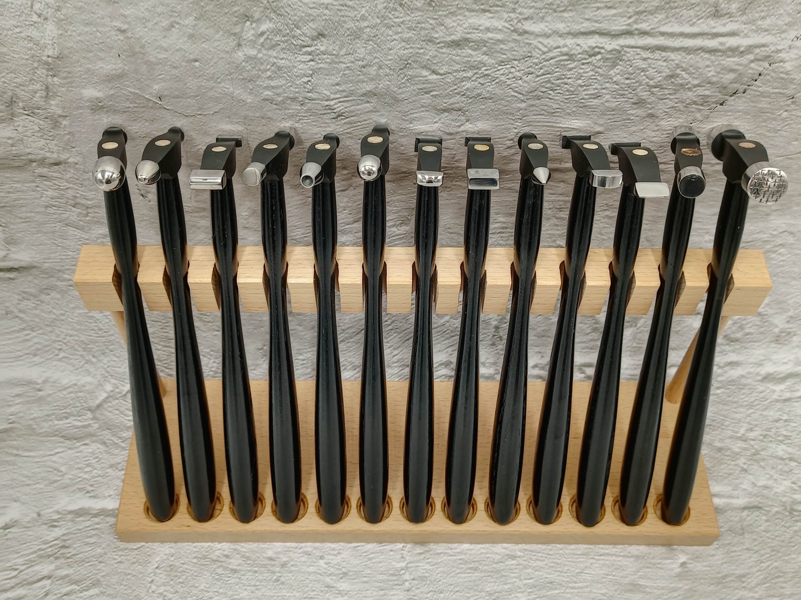 13-Piece Jewelry Forming Hammer Set – Texturing & Shaping Tools with ...